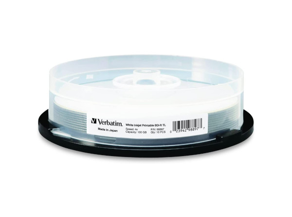 Verbatim 100GB 4x BD-R XL Blu-ray 10 Pack Spindle ( TPE-100GB4XBDR10 ...