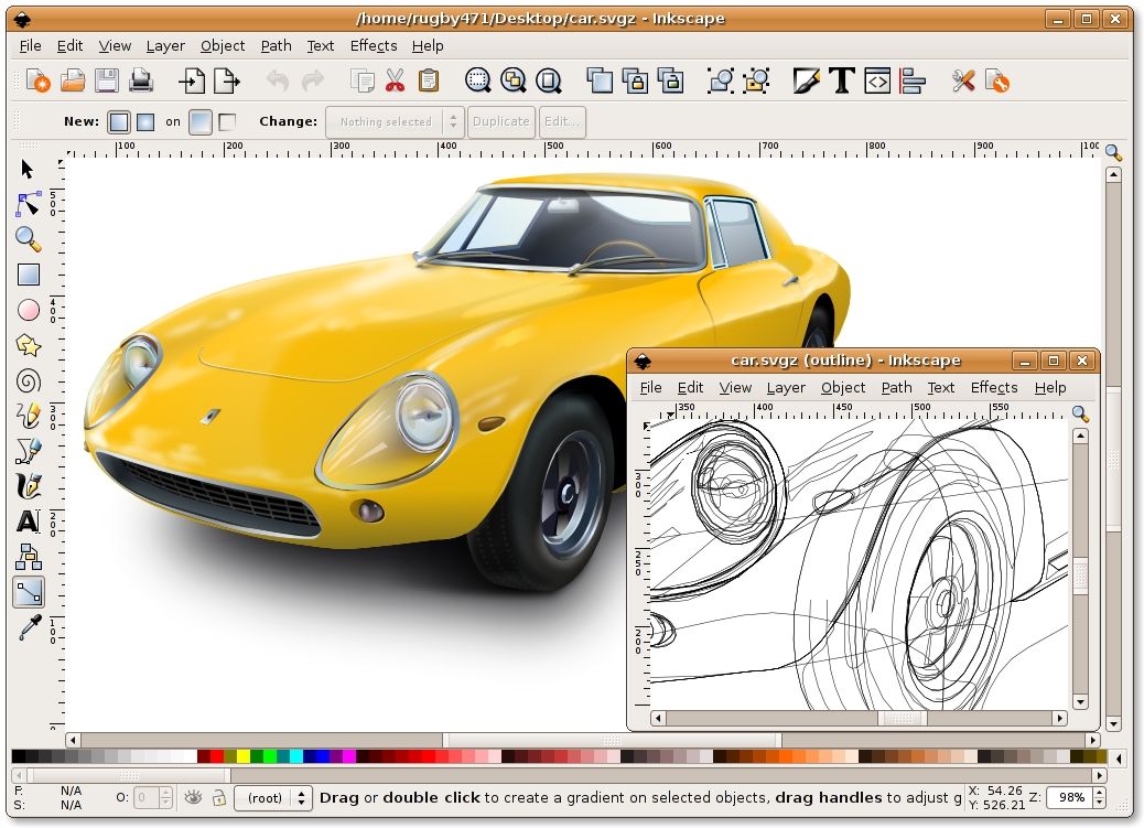 Inkscape ThinkPenguin